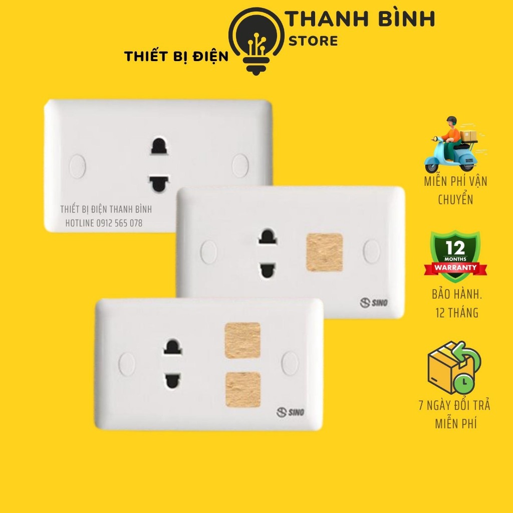 (Genuine) Sino S19 Electrical Panel Type 1 Socket/ 1 Socket + Switch ...