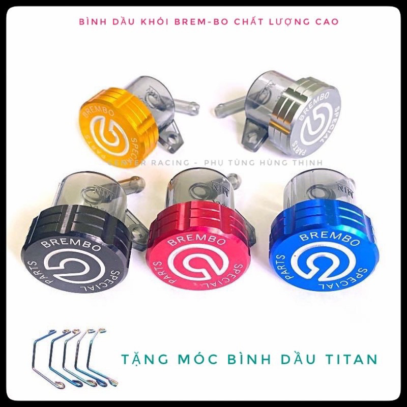 [free titanium oil tank hook] bremboo Full CNC smoke oil tank | Shopee ...