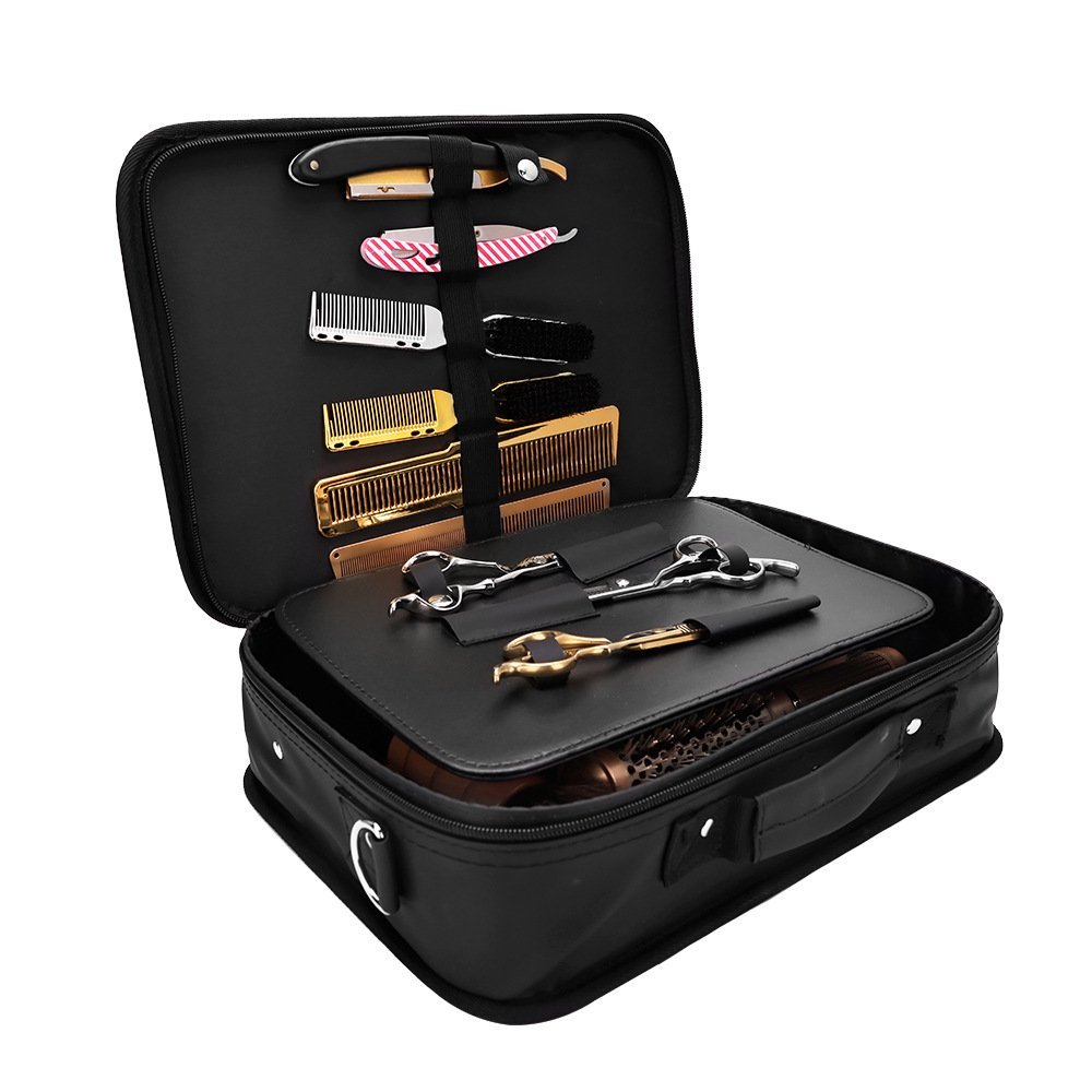 Trimmer Bag, Multifunctional Barber Tool Bag with Black and White ...