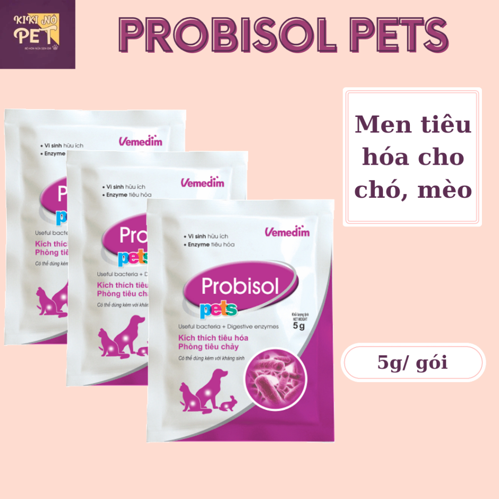 Probisol PETS Digestive Enzyme for Dogs and Cats 5g Pack Stimulates ...