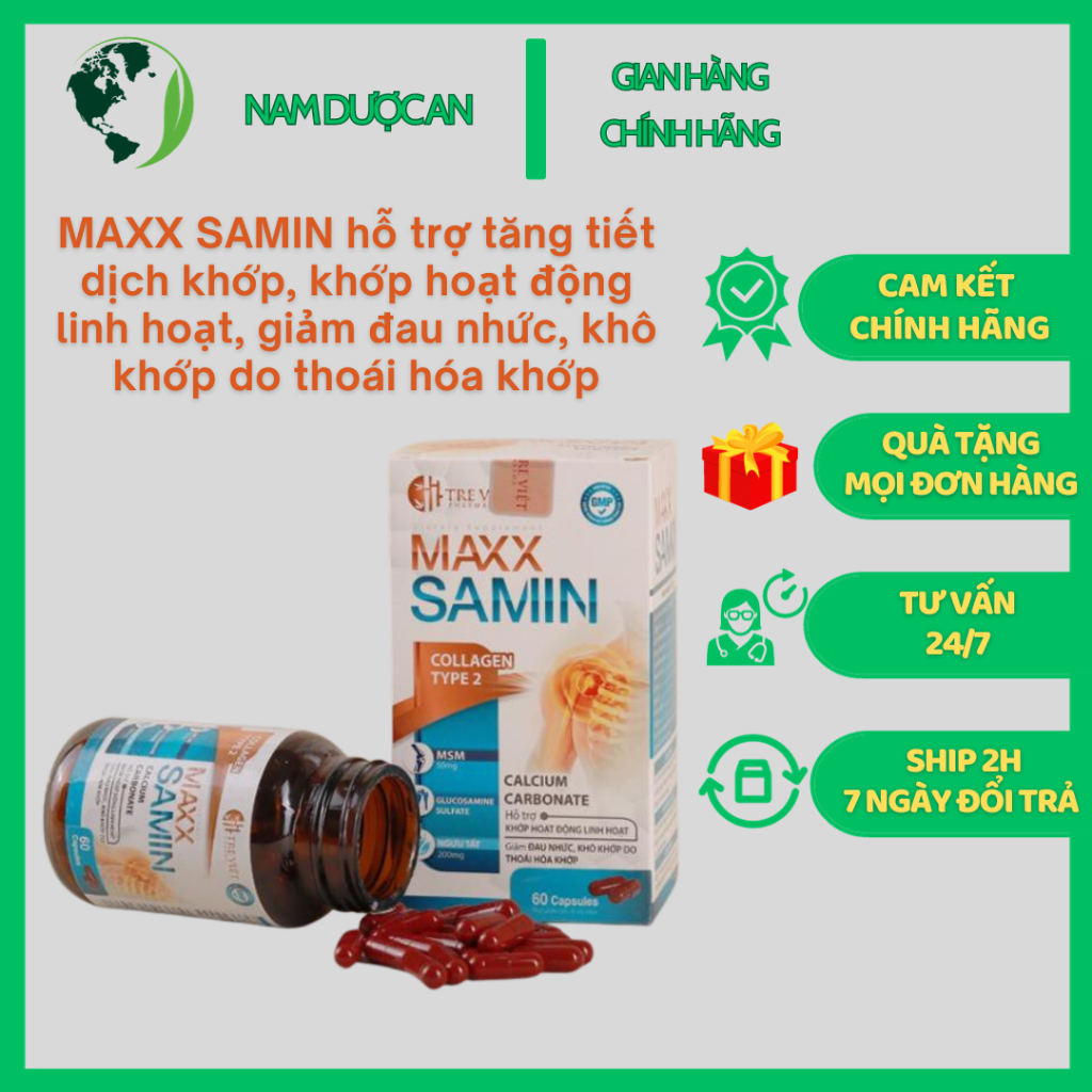 Maxx SAMIN Oral Tablets Help Increase Joint Secretion, Joint Activity ...