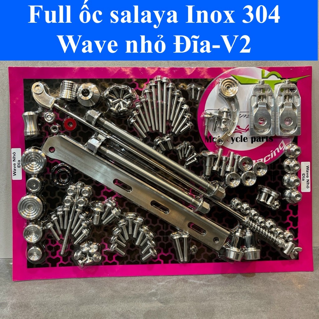 Full set of Salaya Stainless Steel 304 Wave screws, small Wave discs ...