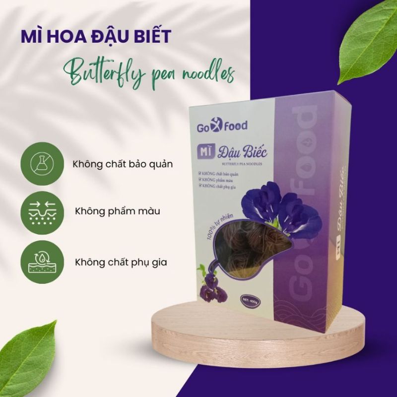 Butterfly Pea Flower Noodles - Rich In Fiber, Natural, Healthy | Shopee ...