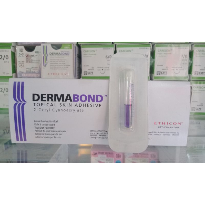 DERMABOND wound glue specialized for cosmetic use - 1 tube | Shopee ...