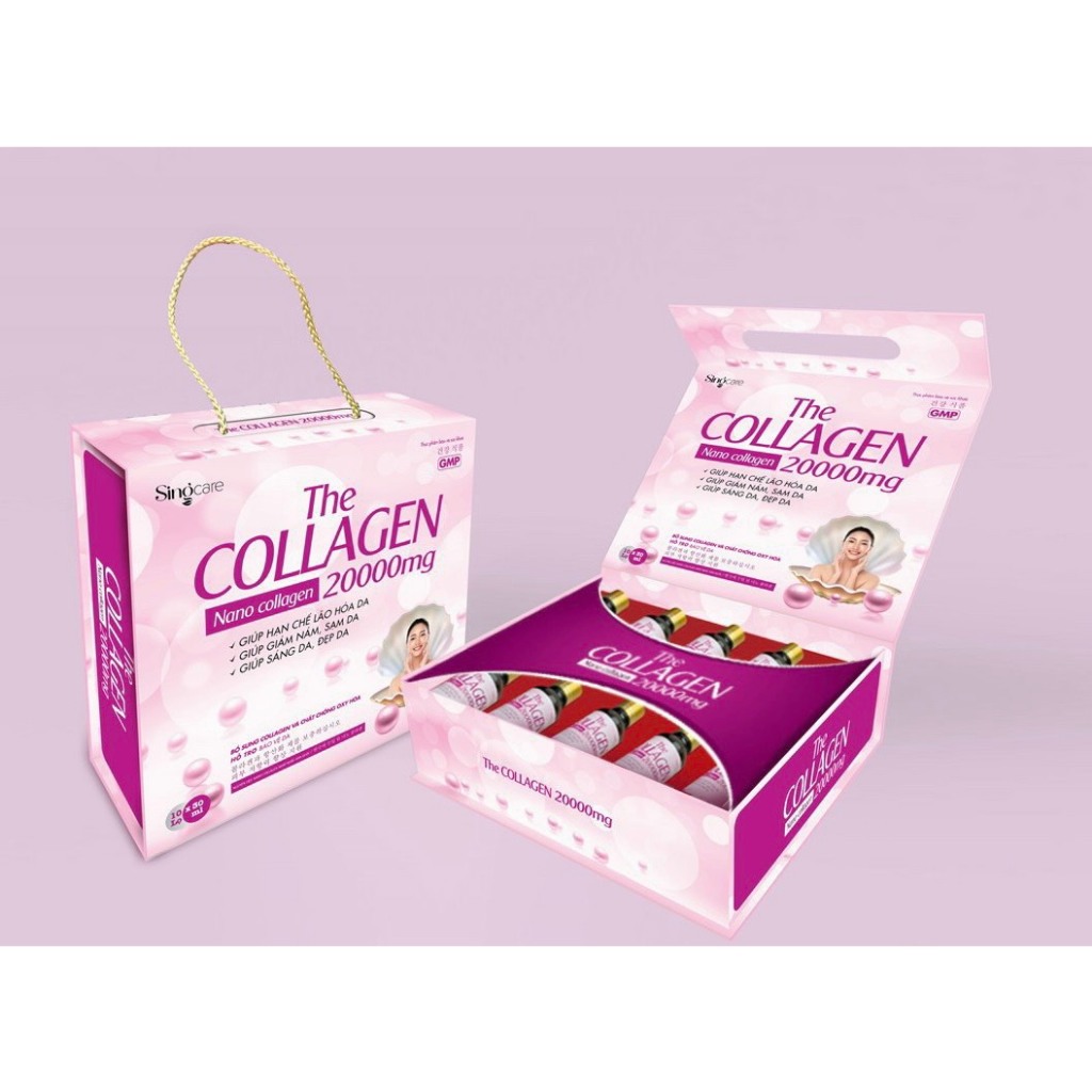 Collagen nano 20000mg - Collagen nano imported from Korea helps keep ...