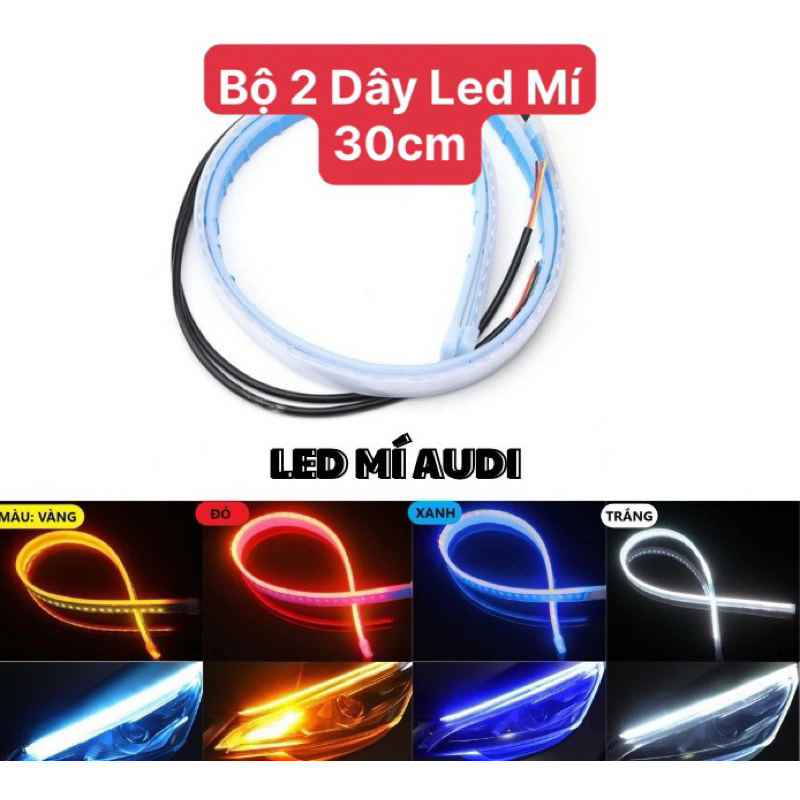Audi Eyelid Led 30cm (Price of 2 Strings) Waterproof Motorcycle Mount ...