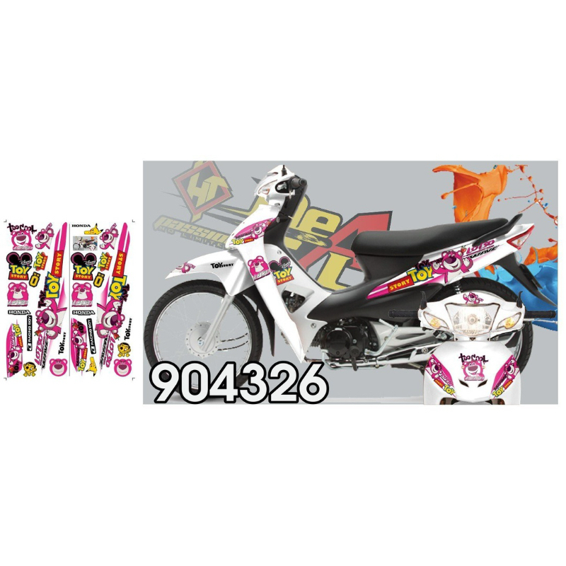 Wave ALPHA 50cc/100 Removable Stamp/hot Strawberry Bear Model, 2-Sided ...