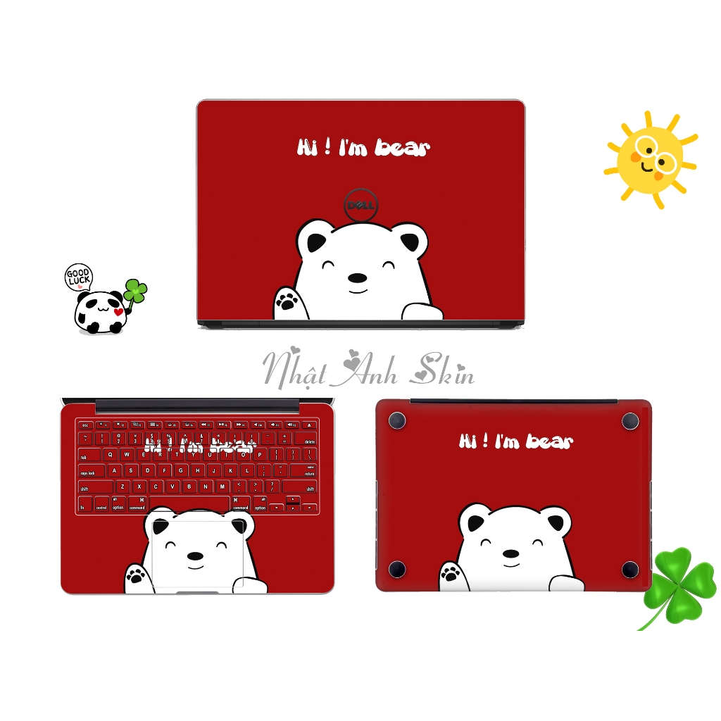 Laptop Skin Sticker Red Model - Decal Sticker available for Dell, Hp ...