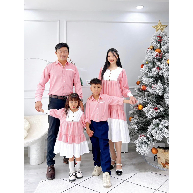 Family party clothes - family travel set - family uniform for going out ...