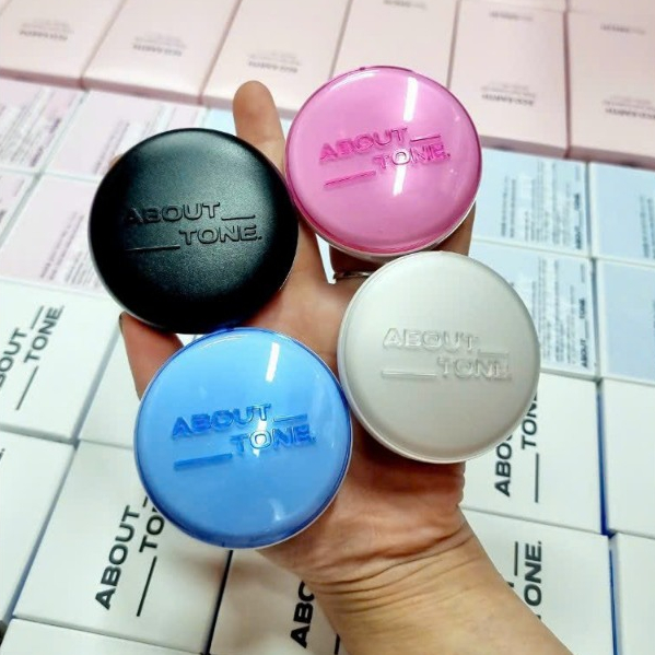 [New Model Purple] About Tone Blur Powder / Glow Powder / Air Fit ...