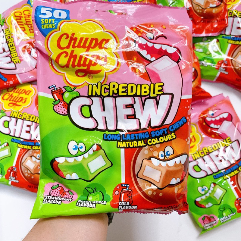 [Australian Bill] Chupa Chups Incredible Chews 3-flavor Soft Candy ...