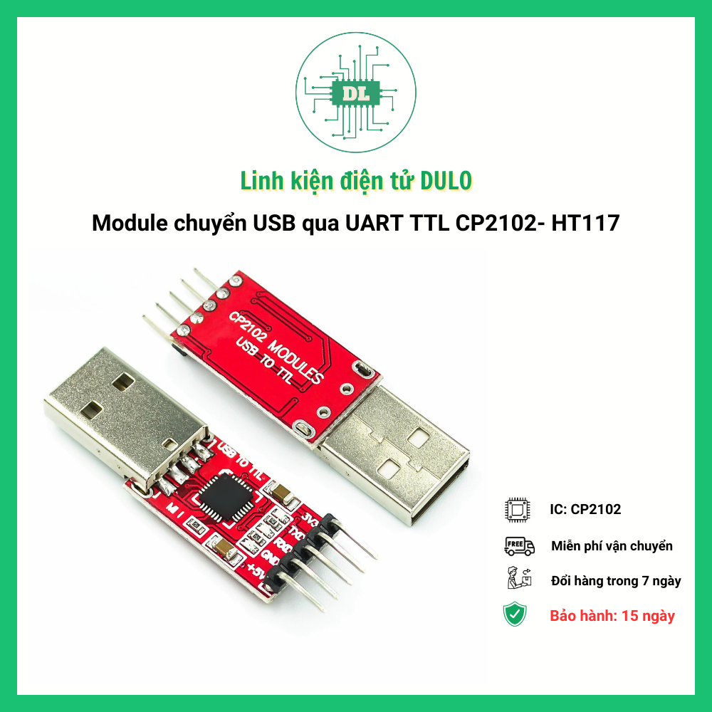 Usb to UART TTL Converter Circuit - CP2102 | Shopee Malaysia