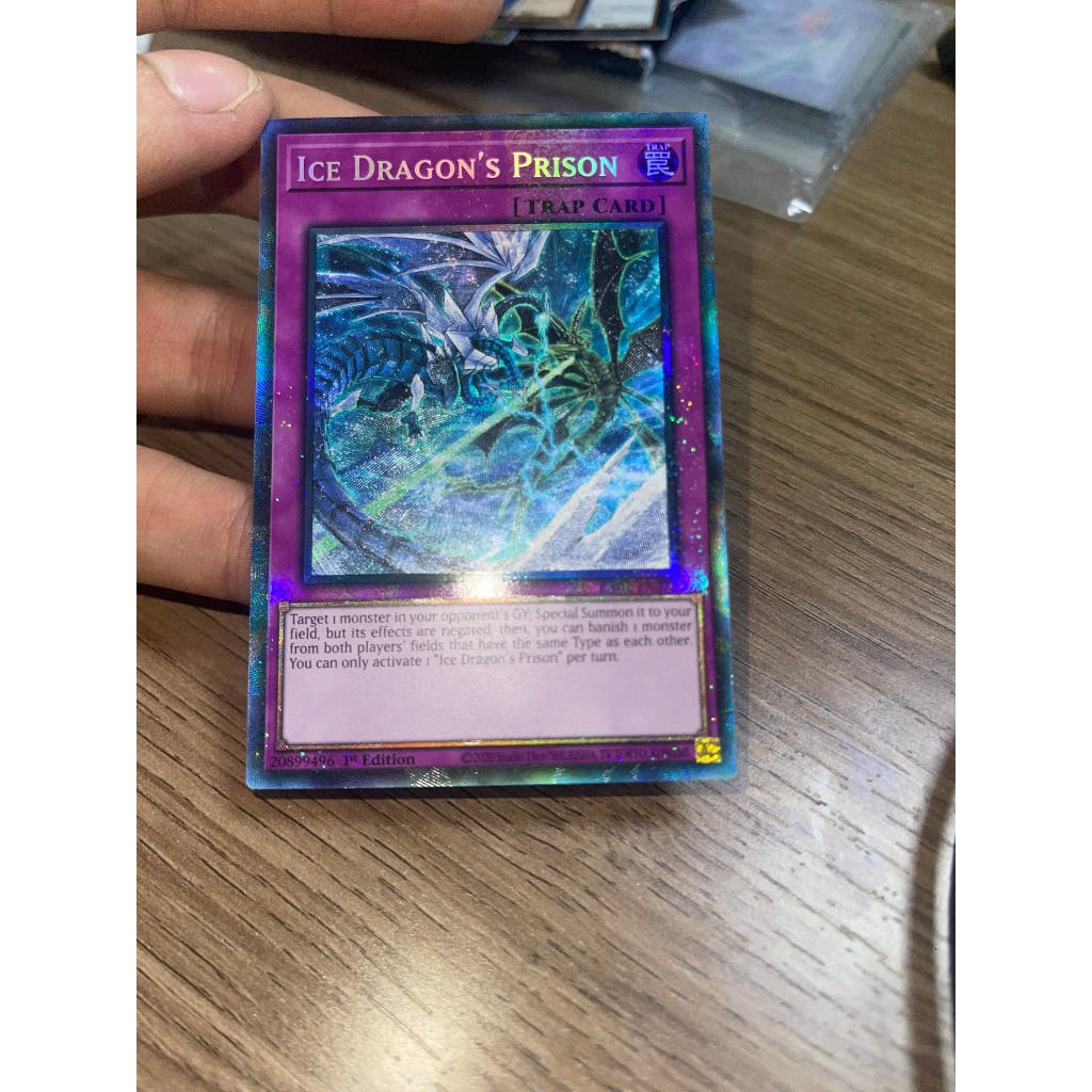 Yugioh Card [TCG - UK]: Ice Dragon's Prison - RA01-EN078 - Prismatic Collector's Rare | Shopee ...