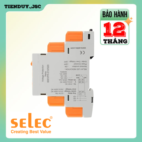 600vpr Selec overvoltage, low voltage, reverse phase, phase loss ...