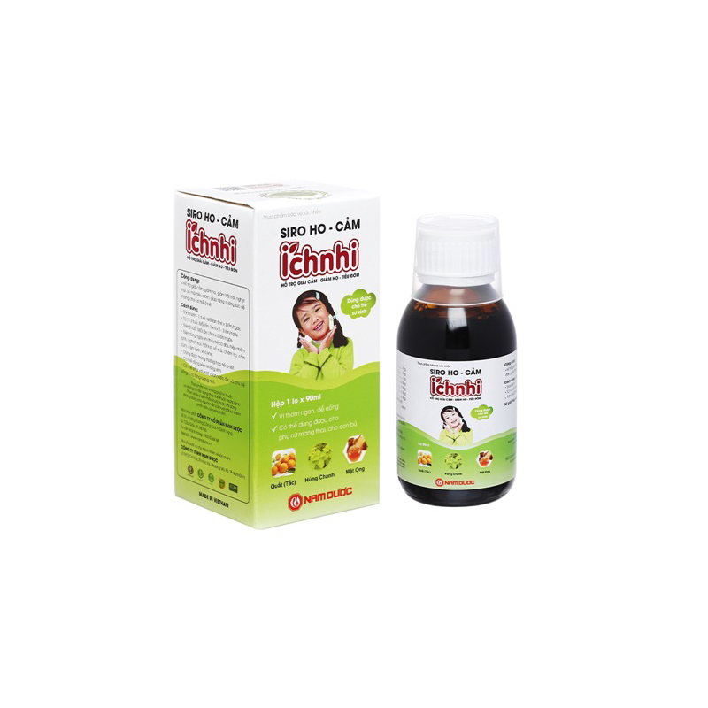 Ich Nhi Cough-Cold Syrup helps reduce cough and increase resistance ...