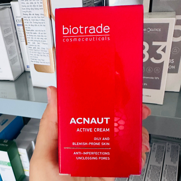 Biotrade Acnaut Active Cream reduces oily white acne (30ml) | Shopee ...