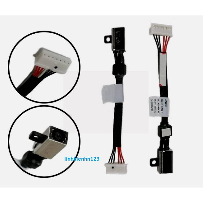 Dc power pin - Dell XPS 15 7590 9550 9560 9570 P56F Laptop power Jack ...