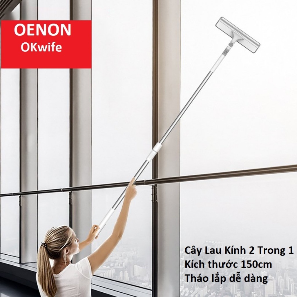 Smart Glass Cleaner, Double-Sided Multi-Purpose Glass Cleaner with ...