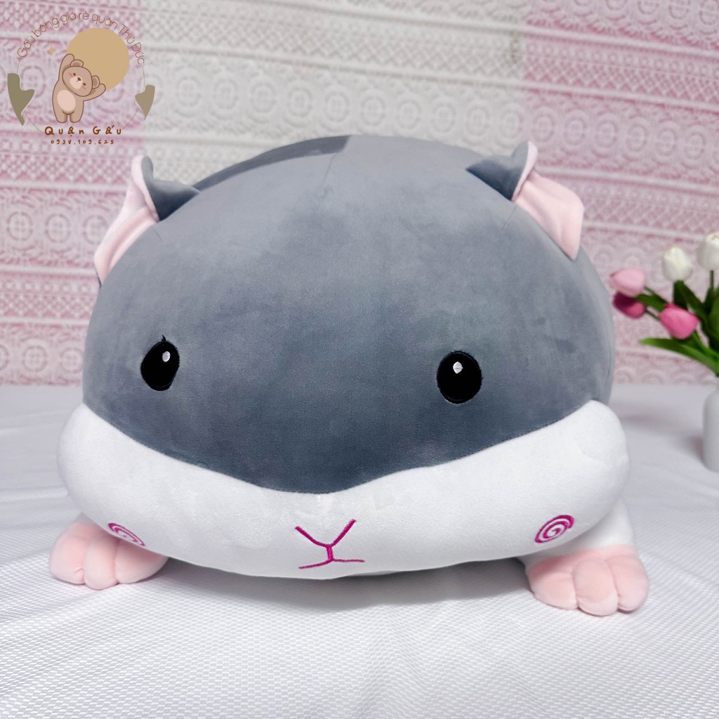 Hamter teddy bear, stuffed bear shaped like a fat mouse in extremely ...