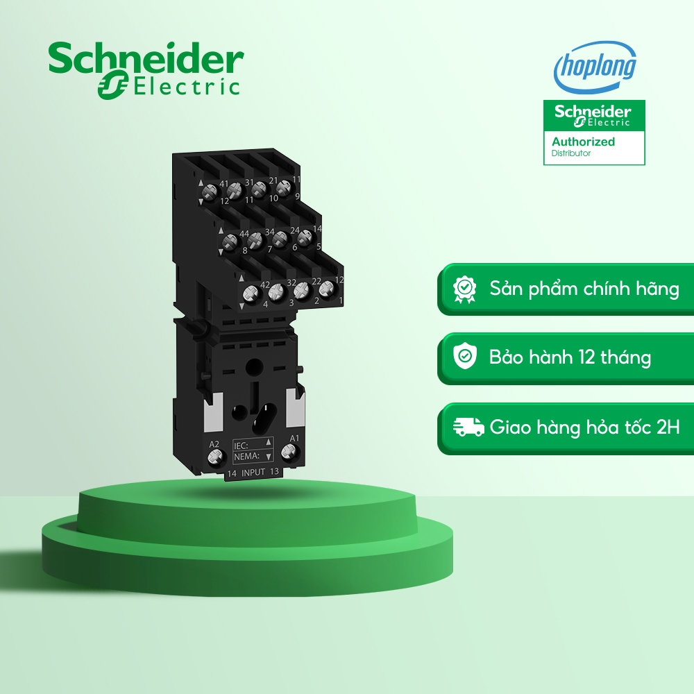 [Voucher 15% Only 10.06] relay Base Xre2S114M Schneider - 4 Poles (14 ...