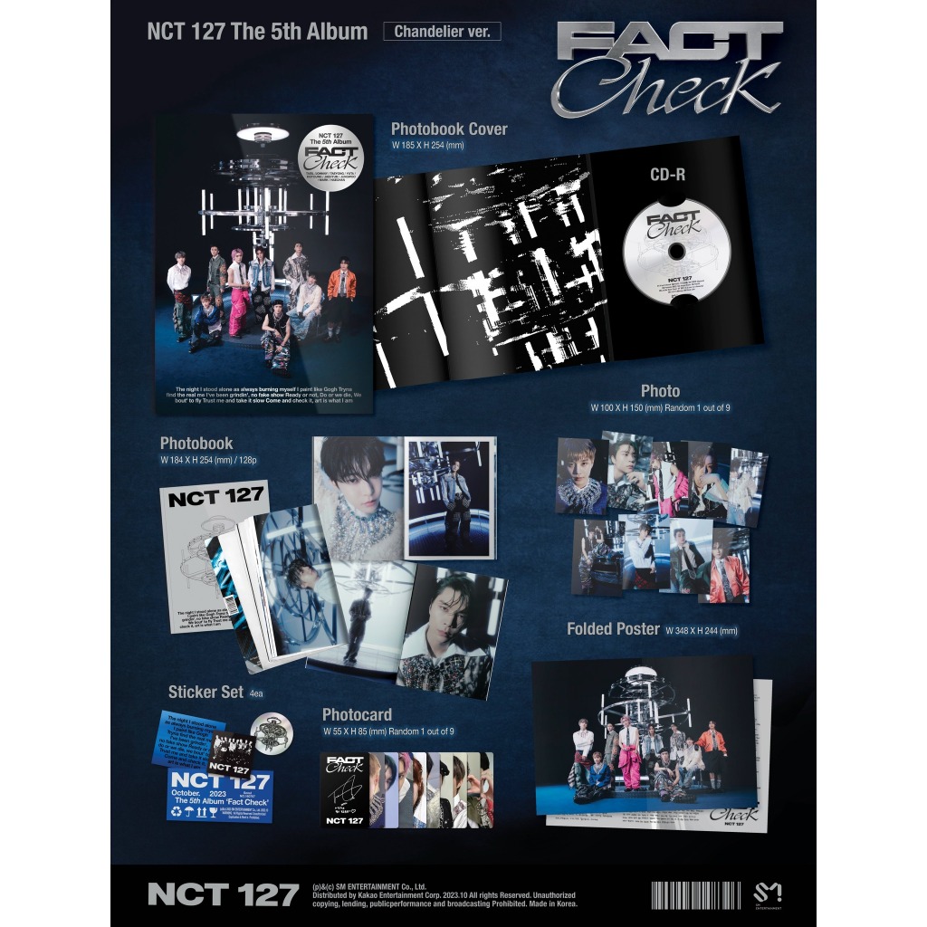Nct 127 MUSIC GROUP FACK CHECK ALBUM PHOTO SET | Shopee Malaysia