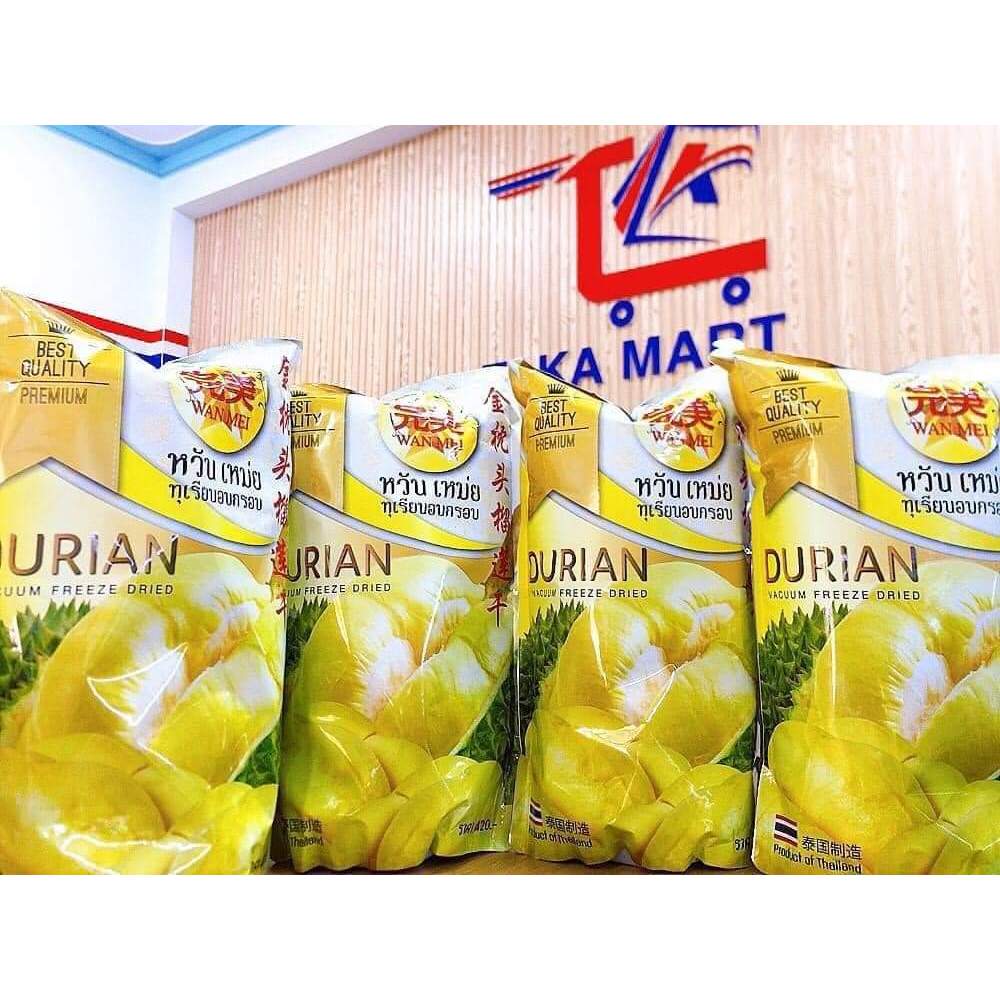 Wan Mei Thai Crispy Dried Durian 210G Thailand | Shopee Malaysia