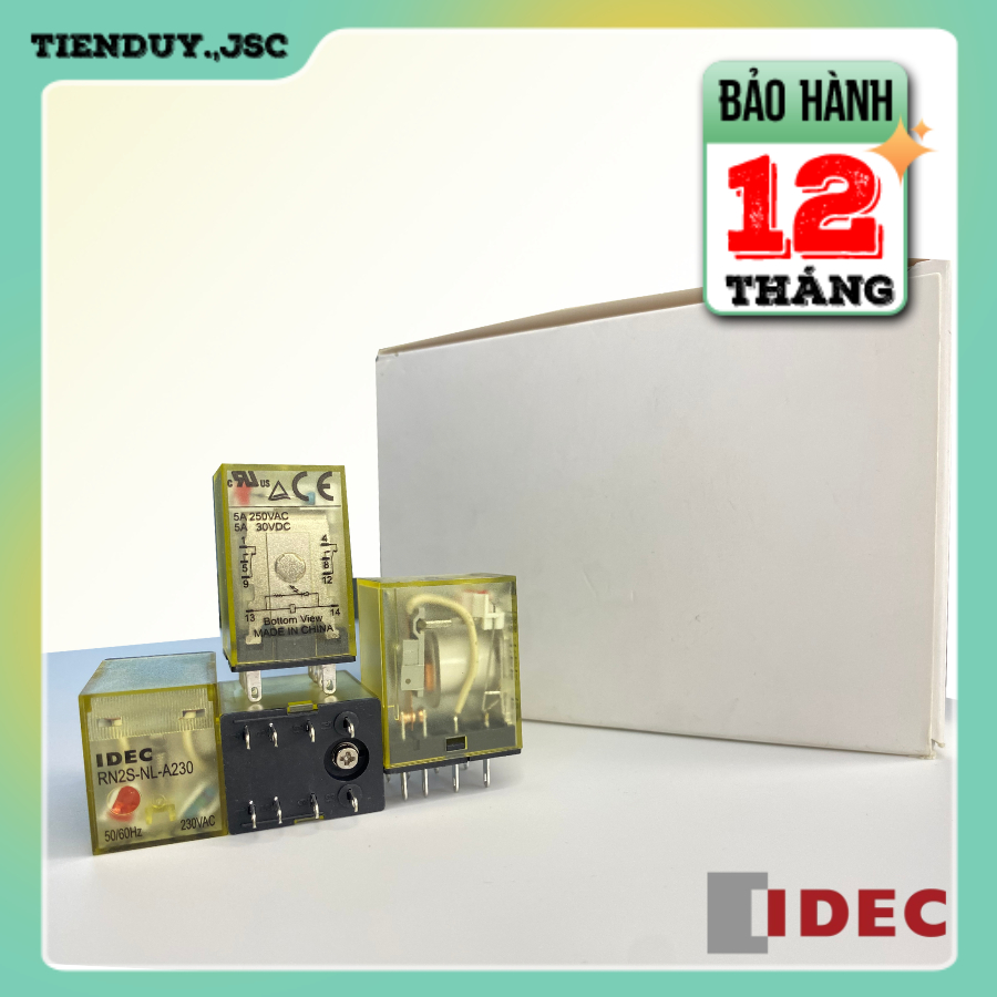 Idec 8-pin RN2S intermediate relay (220VAC / 24VDC) | Shopee Malaysia