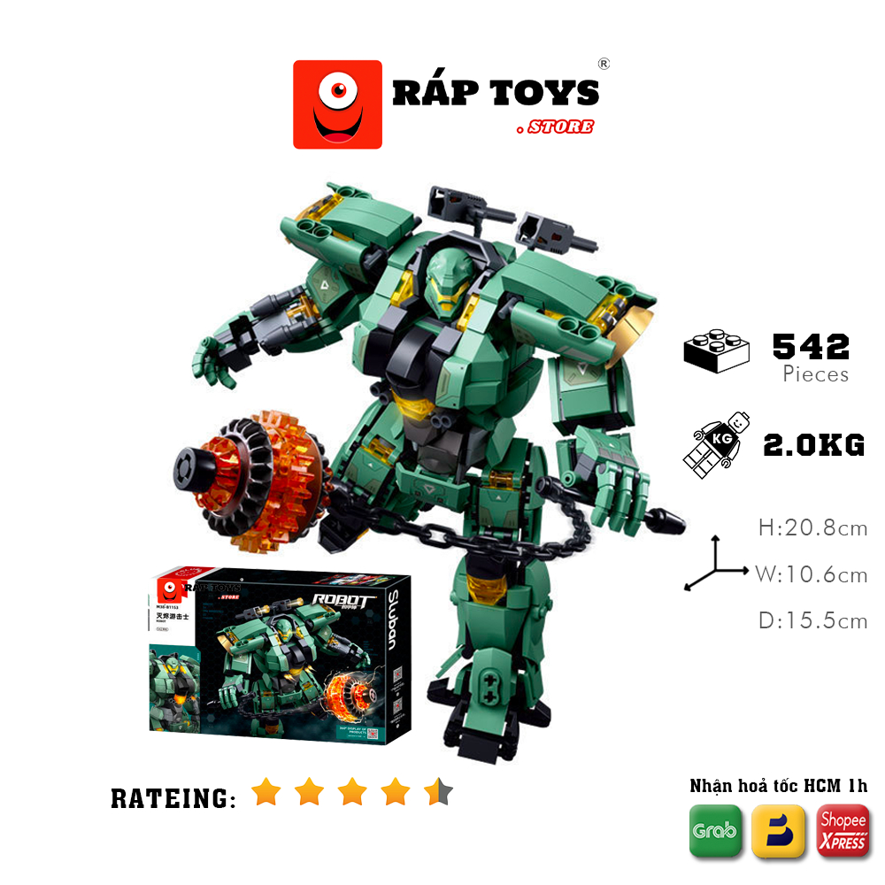 Sluban Robot Jaeger Extermination Guerrilla Pacific Rim Model Assembly ...