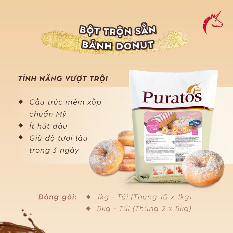 Pre-mixed Flour Donut Puratos 1kg | Shopee Malaysia