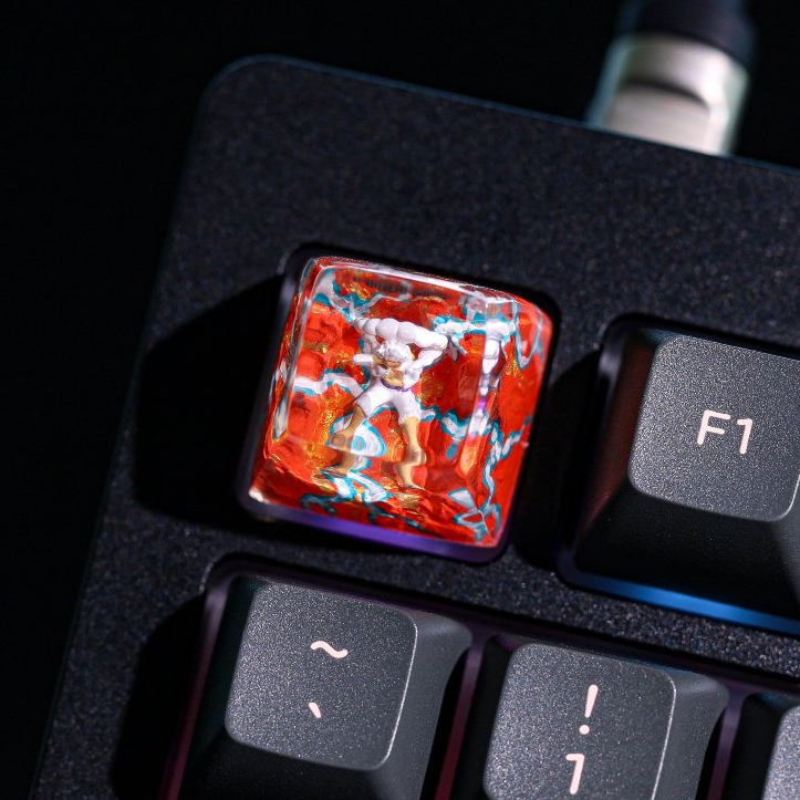 Luffy gear 5 Keycaps, One piece odd keyboard buttons, One piece anime ...