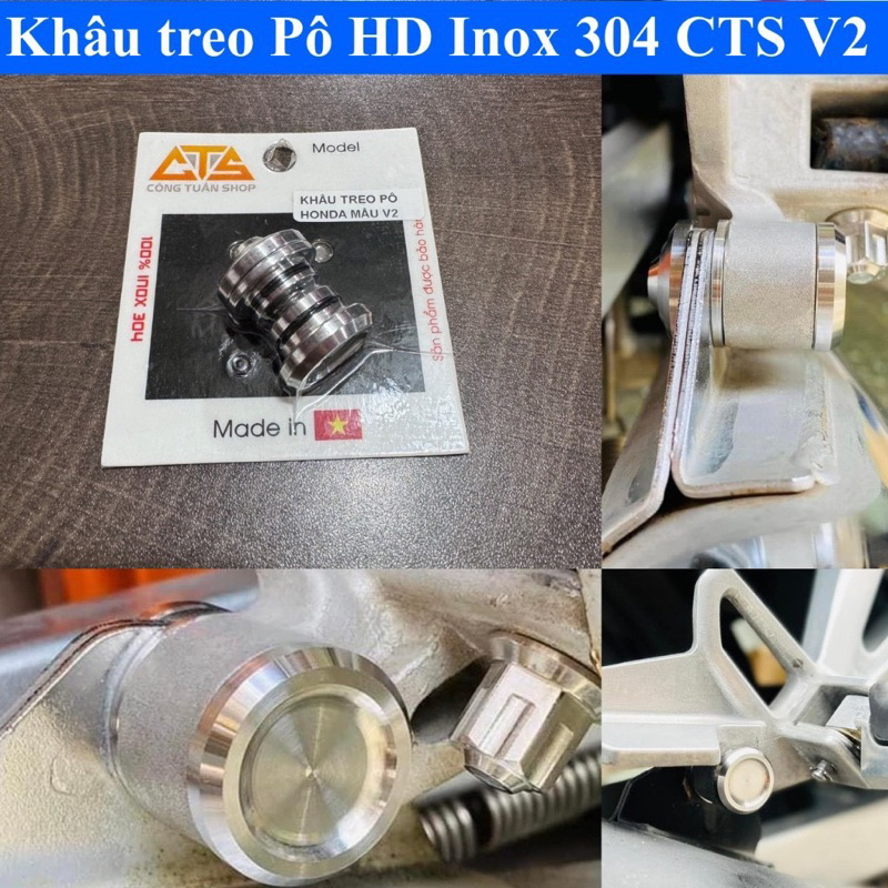 Honda Stainless Steel 304 CTS Exhaust Suspension Stitching Model V2 ...