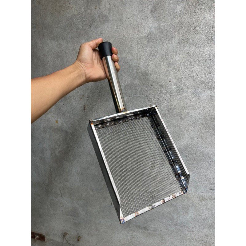 Chicken manure sieve 20cmx25cm, sturdy product, sand sieve weighs 450g ...