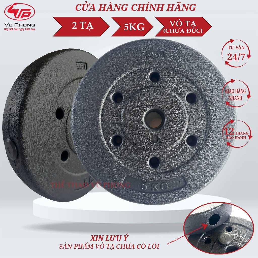Set of 2 5KG Round Plastic Dumbbell Covers (Case Without Inner Tube ...