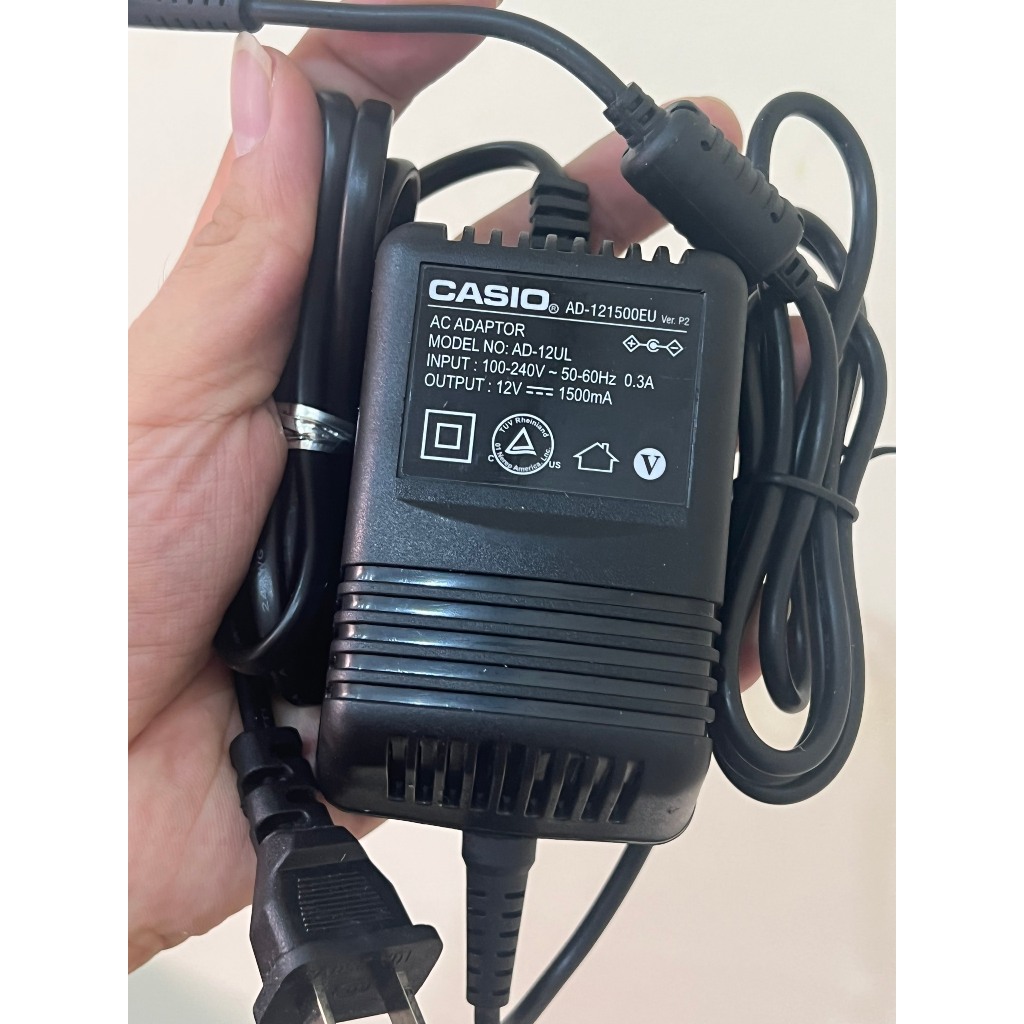 Genuine 12V 1500MA ORGAN CASIO ADAPTER With 5.5mm Pin | Shopee Malaysia