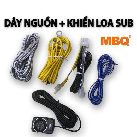 Mbq Power Jack Cord Set + Volume Remote Control for All Types of MBQ ...