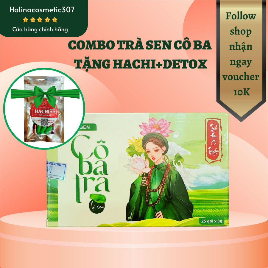 Co Ba lotus tea Combo offers a 5-day HACHI weight loss treatment, Detox ...