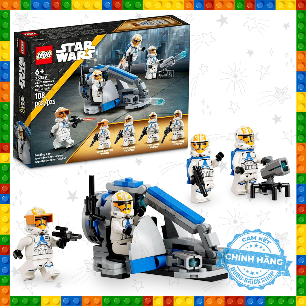 Lego Star Wars 75359 - 332nd Ahsoka's Clone Trooper Battle Pack - Lego ...