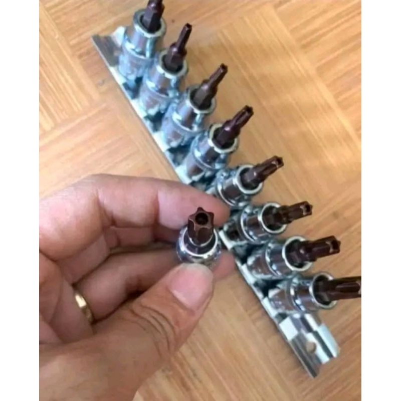 5-petal TS star flower socket set to open bolts for European car models ...