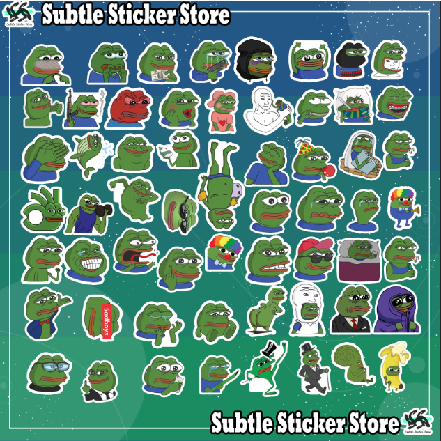 [Meme Pepe] - Set 10/15/30 Pepe Frog Meme / Pepe the Frog / Frog ...