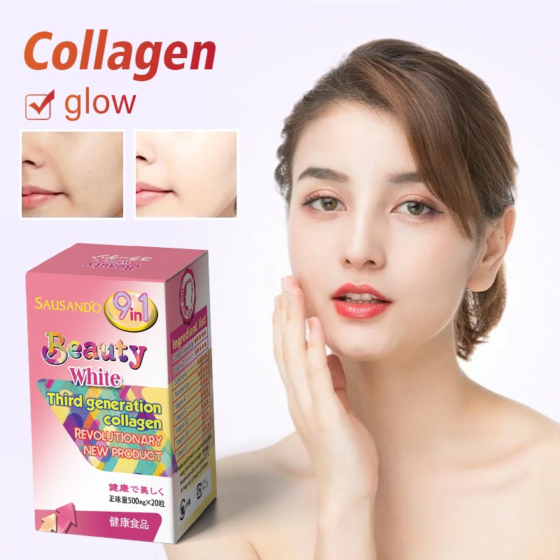 Brightening collagen Skin Tone Supports Absorption Of Glutathione And ...