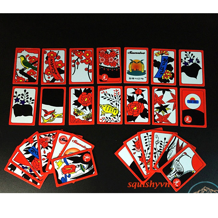 Hanafuda flower card game 48 cards, good quality traditional Japanese ...