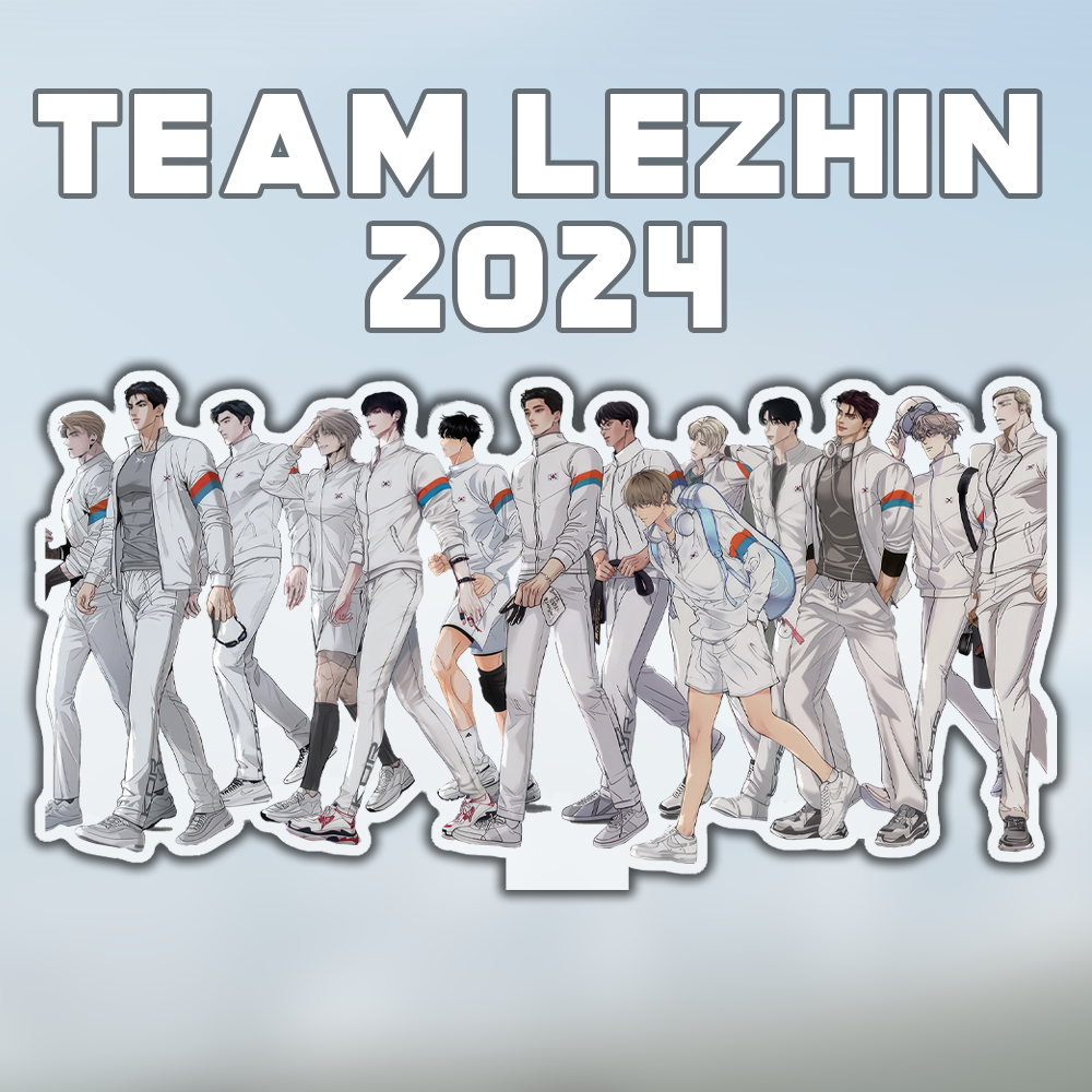 Manhwa BL Lezhin BOMTOON Calendar 2024 Season's Greetings Team Standee ...