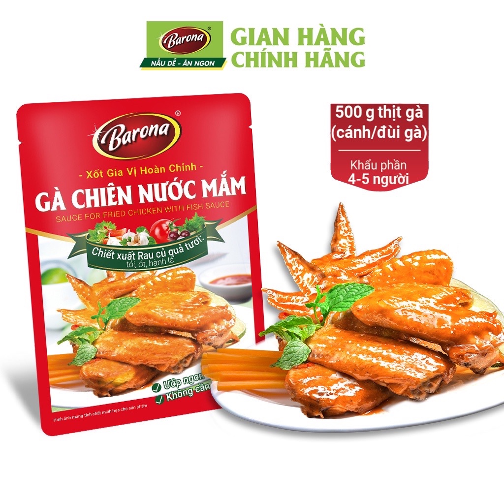 Barona Fish Sauce Fried Chicken Seasoning 80g marinated deliciously ...