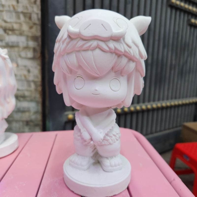 Coloring Plaster Statue Anime Kimetsu No Yaiba MS003 | Shopee Malaysia
