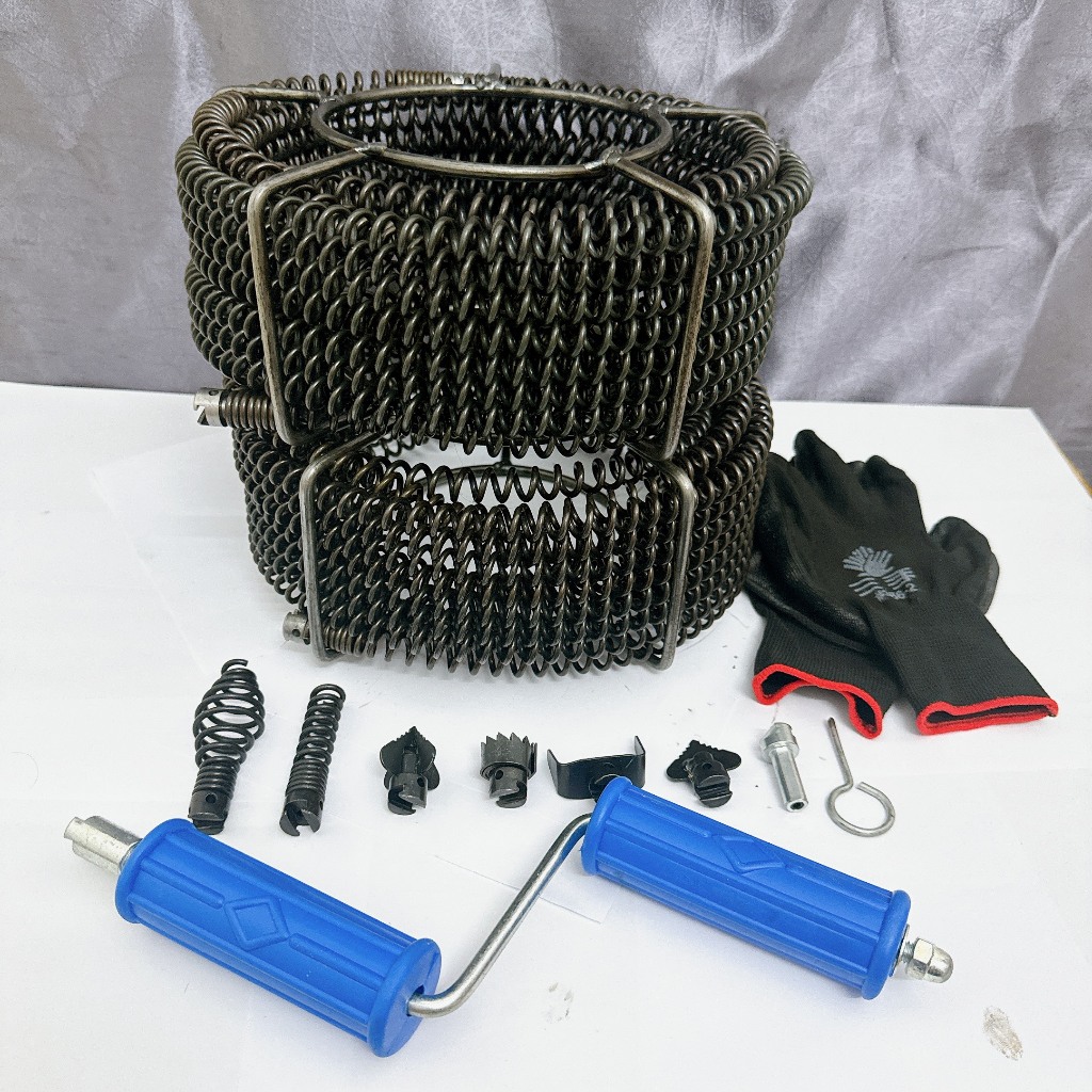 XO 16mm drain cleaning line product set (including 16mm spring wire + 6 ...