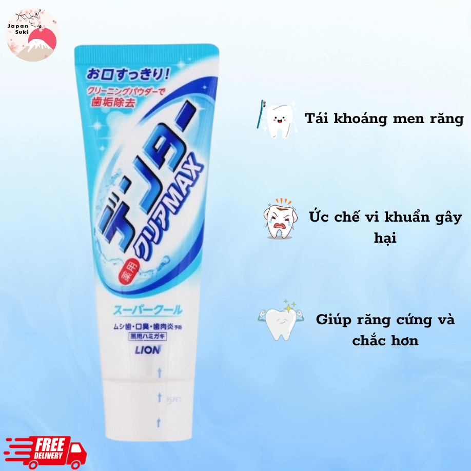 Lion Max Japanese enamel protection toothpaste added 140g | Shopee Malaysia