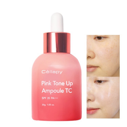 CELLAPY Celapy Pink Tone Up Ampoule Sunscreen Essence SPF50+ new model ...