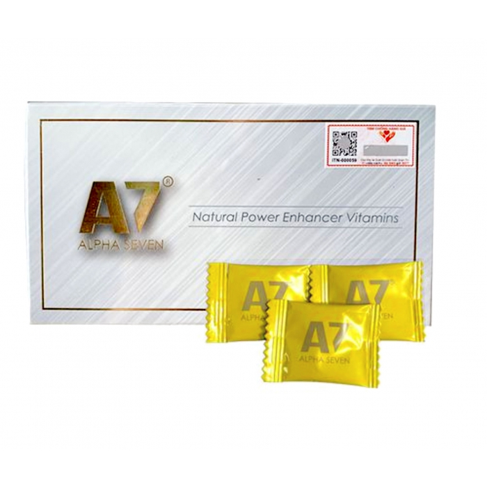 Genuine A7 Alpha Seven USA Ginseng Candy Lemon Flavor Imported Mint ...