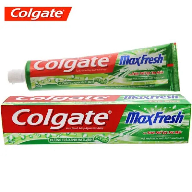 Colgate Maxfresh Green Tea flavor 180g tube | Shopee Malaysia