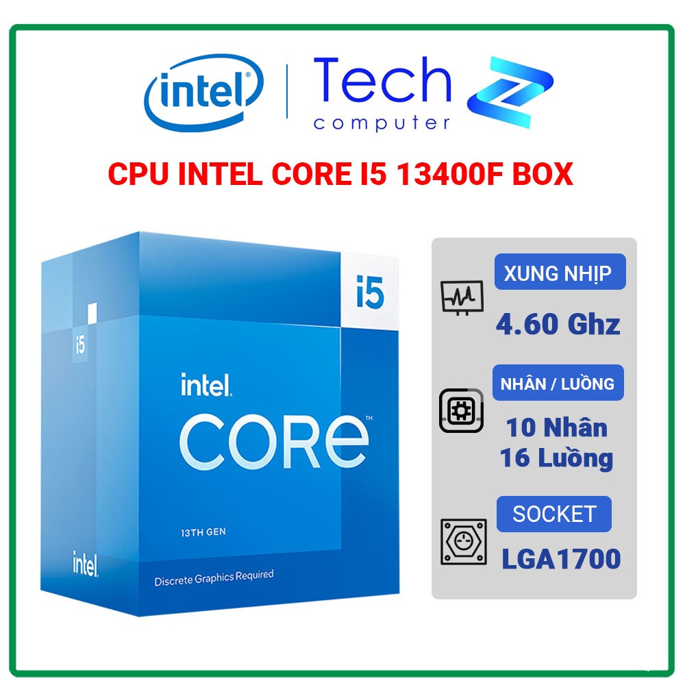 Genuine Intel Core i5 13400F CPU New Box | Shopee Malaysia